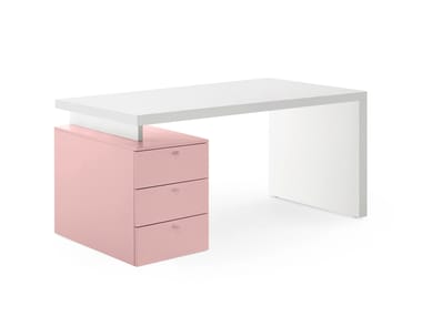 Desk with side panels Modular desk By Nidi