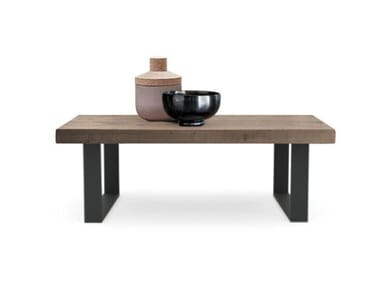 MASTER Rectangular solid wood coffee table By Devina Nais