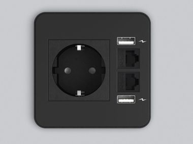 SOURCE Multiple electrical socket with USB By Digitel