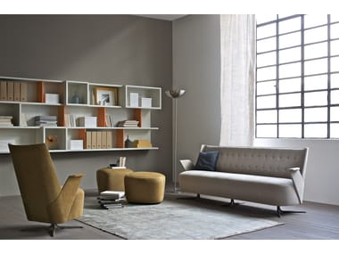 E-WALL | Storage wall Wall-mounted storage wall By ESTEL GROUP