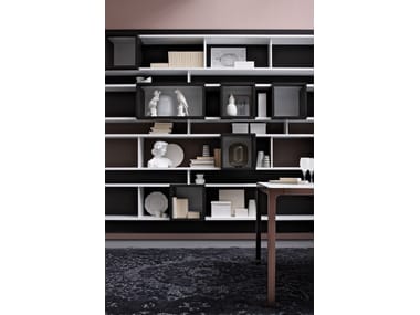 E-WALL | Storage wall Wall-mounted storage wall By ESTEL GROUP