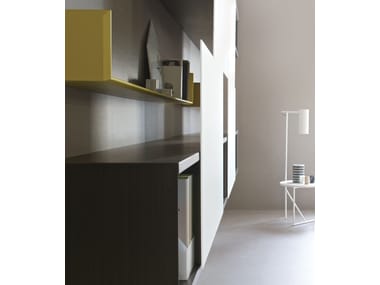 E-WALL | Storage wall Wall-mounted storage wall By ESTEL GROUP