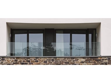 EASY GLASS® PRIME Glass parapet By Q-RAILING ITALIA