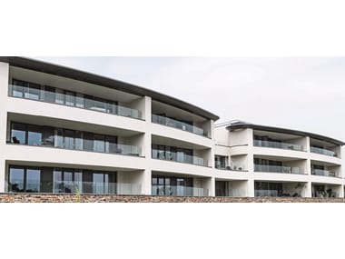 EASY GLASS® PRIME Glass parapet By Q-RAILING ITALIA