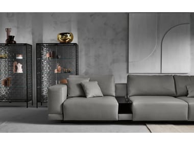 ECHO Glass and aluminium display cabinet By Fiam Italia | design Marcel ...