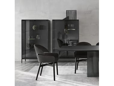 ECHO Glass and aluminium display cabinet By Fiam Italia | design Marcel ...