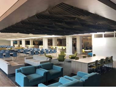 ECHOGRID® Acoustic PET ceiling panels By ECHOJAZZ