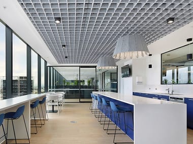 ECHOGRID® Acoustic PET ceiling panels By ECHOJAZZ