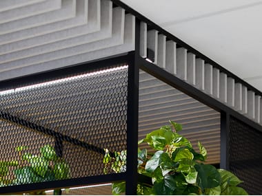 ECHOGRID® Acoustic PET ceiling panels By ECHOJAZZ