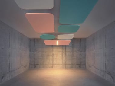 ECHOLED® LINEAR Hanging acoustic panel By ECHOJAZZ