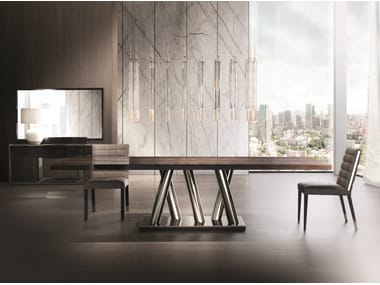 ECLIPSE | Console table Rectangular wooden console table with drawers ...