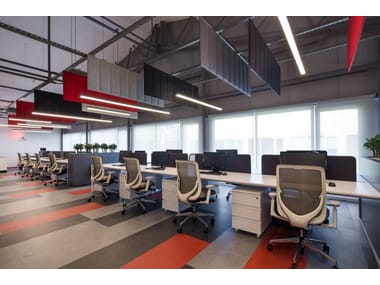 ECODESK | Desktop partition Polyester fibre desktop partition By Slalom