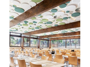 FOAM CIRCLE PACK Ceiling panels By ECOcero