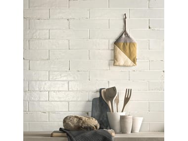 Porcelain stoneware wall tiles with brick effect EDEN By Ragno