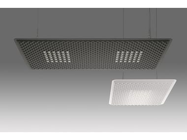 EGGBOARD MATRIX 800X800 Fabric hanging acoustic panel / pendant lamp By ...