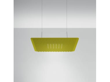 EGGBOARD MATRIX 800X800 Fabric hanging acoustic panel / pendant lamp By ...