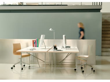 EIERMANN 1 | Rectangular writing desk Height-adjustable rectangular ...