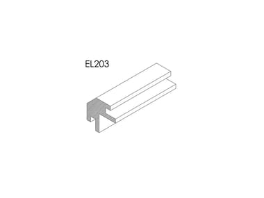 Semi-inset Linear lighting profile EL203 | Angular lighting profile By ...