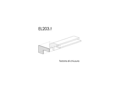 Semi-inset Linear lighting profile EL203 | Angular lighting profile By ...