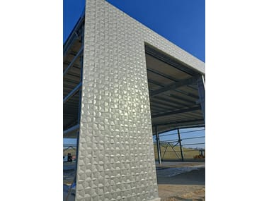 TERMOPARETI® EPICO Insulated metal panel for facade By ELCOM SYSTEM