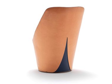 ELECTA Swivel tanned leather easy chair By Fasem | design Archirivolto ...