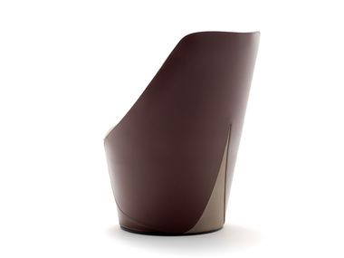 ELECTA Swivel tanned leather easy chair By Fasem | design Archirivolto ...