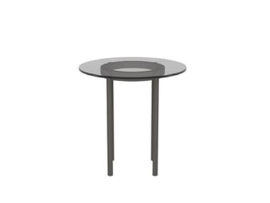 ELEMENT TABLE | Round coffee table Round glass coffee table By Andreu World