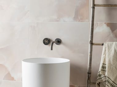 ELEMENTS 2 hole wall-mounted washbasin tap By The Watermark Collection