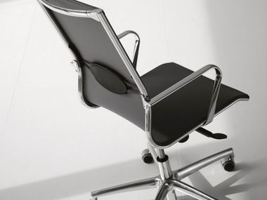 ELLE LEATHER | Office chair Leather office chair By FANTONI