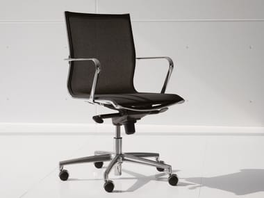ELLE LEATHER | Office chair Leather office chair By FANTONI