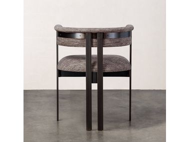 Upholstered metal chair with armrests ELLIOTT By Kelly Wearstler design ...