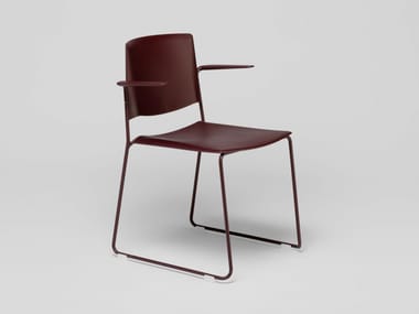EMA | Sled base chair By ENEA design Lievore Altherr Molina