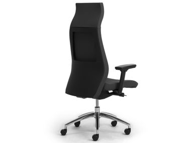 ENERGY Swivel fabric office chair with armrests By Leyform