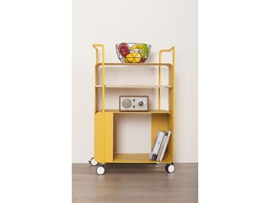 Steel trolley ENGIOI Estensioni Collection By FORMAE design Luca ...