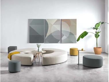 ENTROPY | Modular bench seating By INCLASS design Christophe Pillet