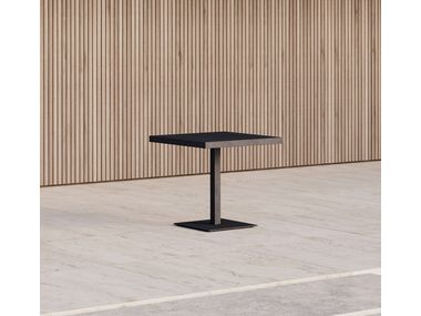 EOS Square powder coated aluminium table By Case | design Matthew Hilton