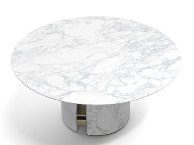 ERCOLE Round marble dining table By Capital Collection | design ...