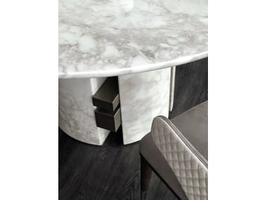 ERCOLE Round marble dining table By Capital Collection | design ...