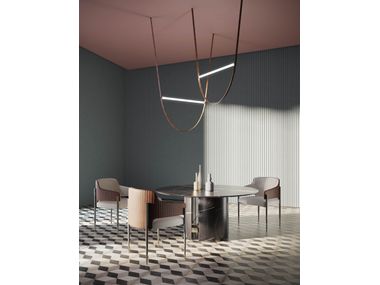 ERCOLE Round marble dining table By Capital Collection | design ...