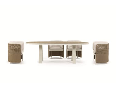 ESEDRA | Tavolo ovale By Ethimo design Luca Nichetto