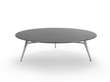 ESTE | Round coffee table By Flexform design Antonio Citterio
