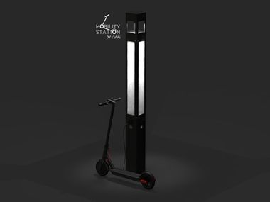 URBAN MOBILITY STATION E-bike Charging Station By EUROCOMITALIA