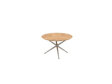 EXES Round teak garden table By Royal Botania