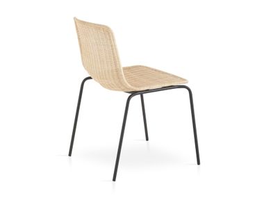 LAPALA Stackable rattan chair By EXPORMIM | design Lievore Altherr Molina