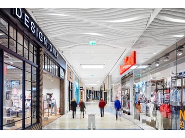 Glass wool acoustic baffles Ecophon Solo™ Baffle Wawe Ecophon Solo ...