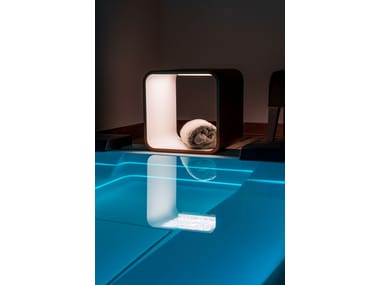 LUCE³ - DARK WOOD Floor lamp By Emera Design