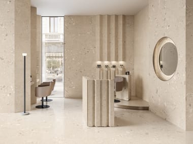 GEMMASTONE SABBIA Porcelain stoneware wall/floor tiles with stone ...