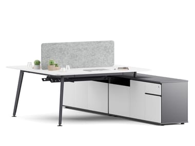 FLORES Office desk By Ersa