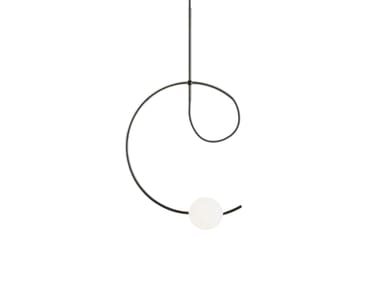 LOOP LED glass pendant lamp By Estiluz