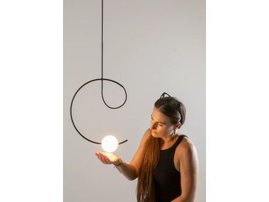 LOOP LED glass pendant lamp By Estiluz